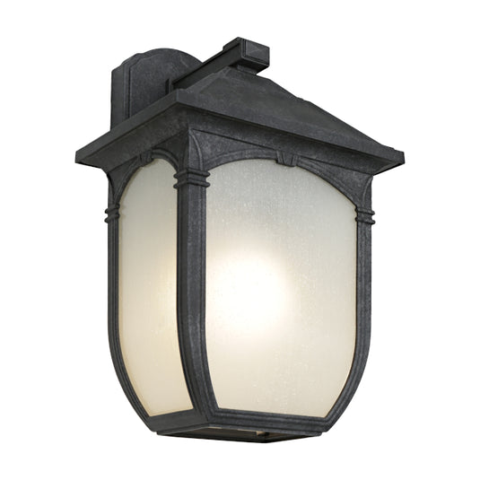 Tristan Large Greystone Traditional Coach Lantern Exterior Light ...